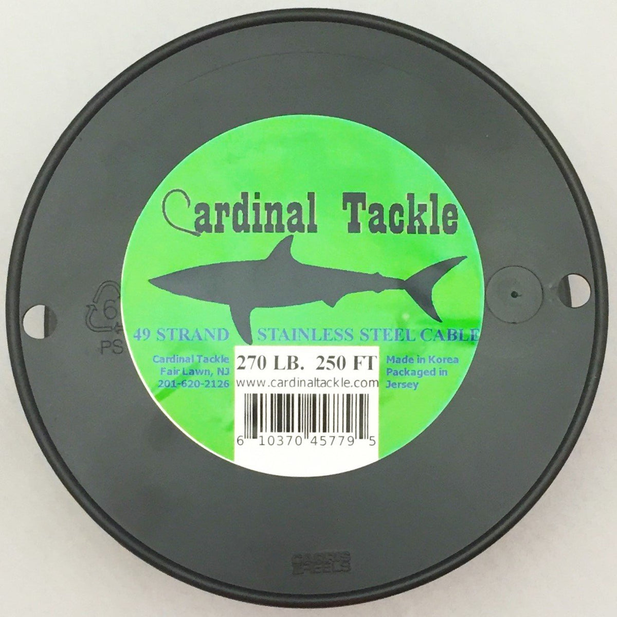 270# Bright Stainless Steel Cable- 250 ft Spool – Cardinal Tackle