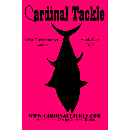 125# Fluorocarbon Tuna Rig - 12/0 Circle Hook – Cardinal Tackle